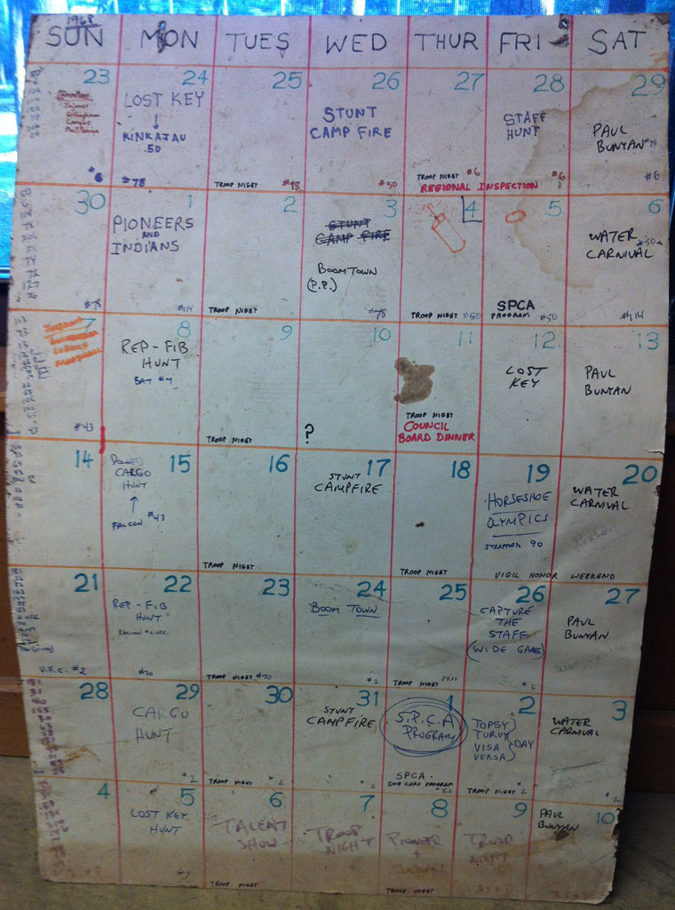 Program Calendar – HSRAA