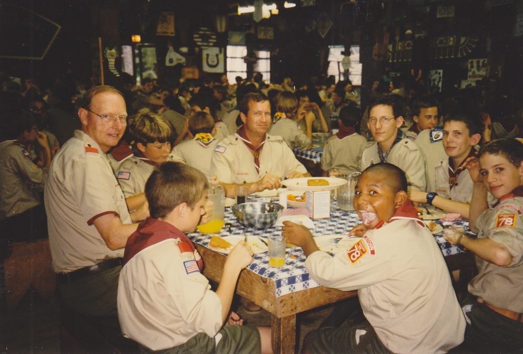 Troop 78 in the Dining Hall – HSRAA